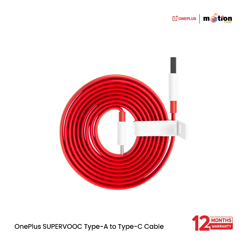 OnePlus SUPERVOOC Type-A to Type-C Cable Price in Bangladesh - Motion View