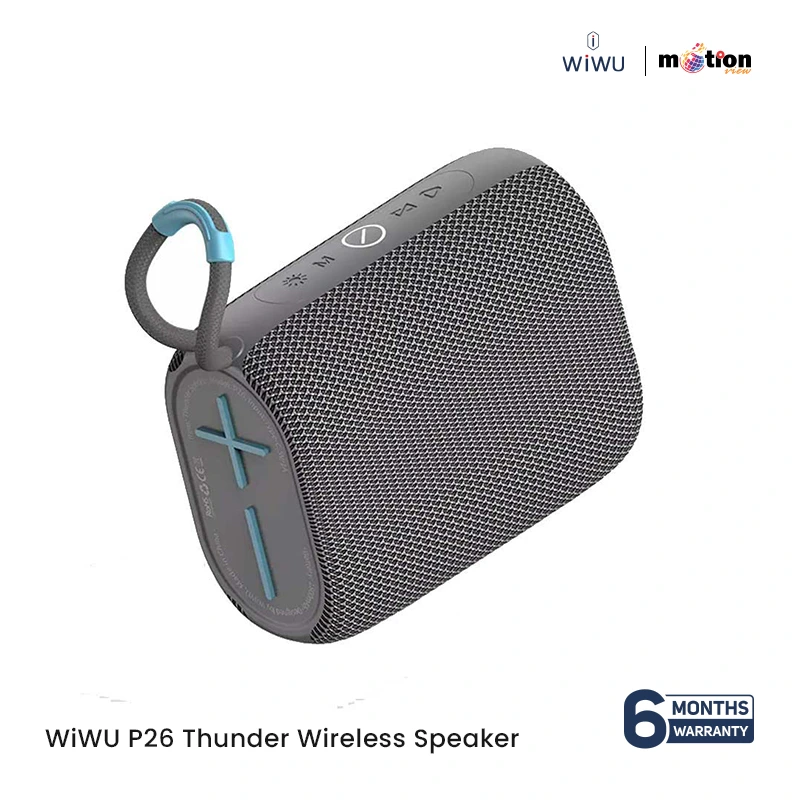 WiWU P26 Thunder Wireless Speaker Price in Bangladesh - Motion View