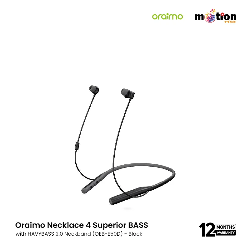 Oraimo Necklace 4 Wireless Neckband (OEB-E50D)