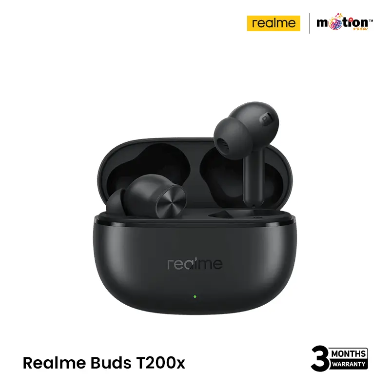 realme Buds T200x 25dB ANC True Wireless Earbuds